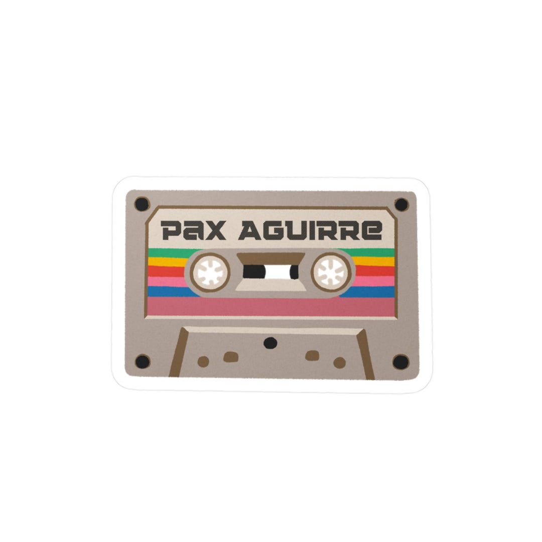 Personalized Retro Cassette Tape Sticker - Etsy