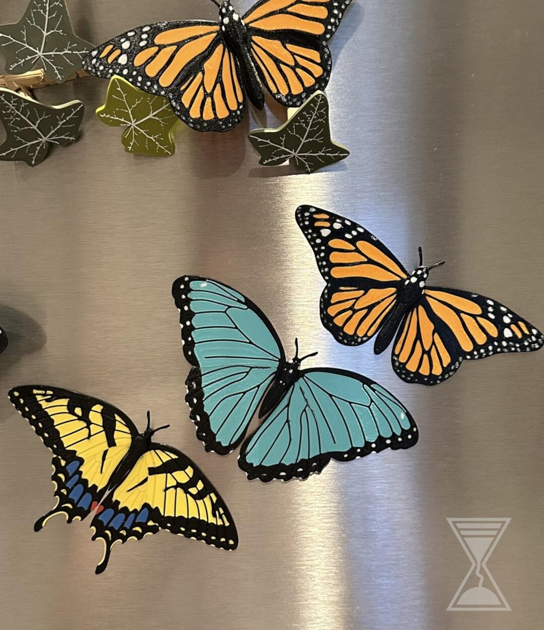 Butterfly Fridge Magnet Set (3 Pack) – Blue Morpho, Monarch & Tiger ...