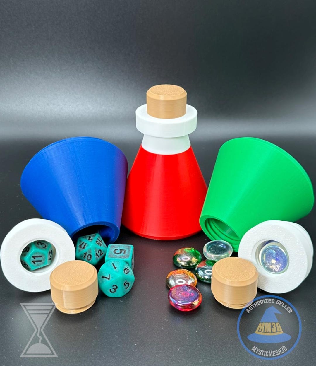 Stash Potion / Cosplay Prop / Storage Container / Dice Storage / Board ...