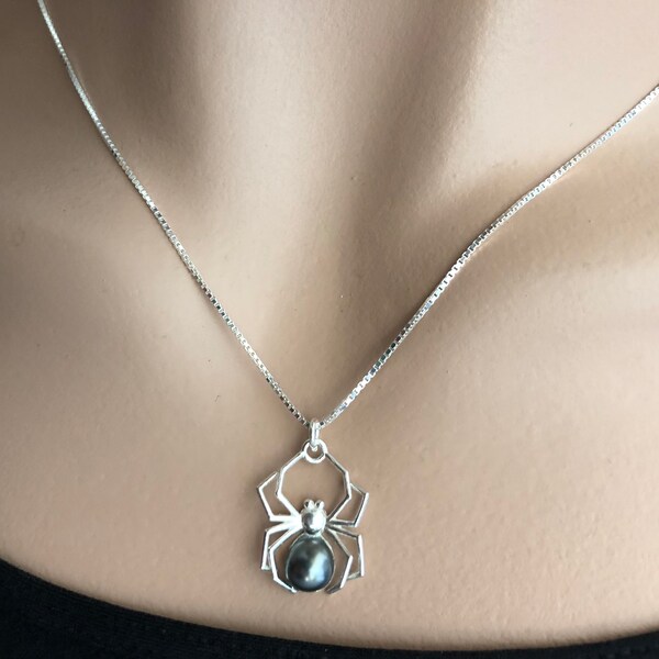 Spider Necklace - Etsy