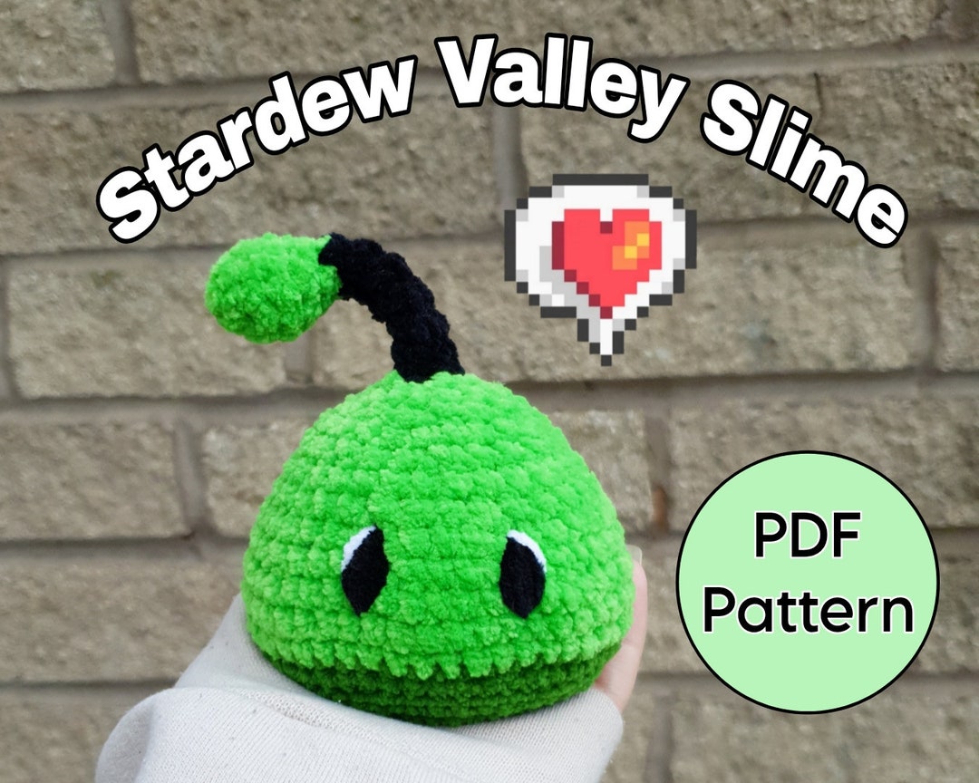 Stardew Valley Slime Crochet Pattern, Beginner Amigurumi PDF Pattern - Etsy