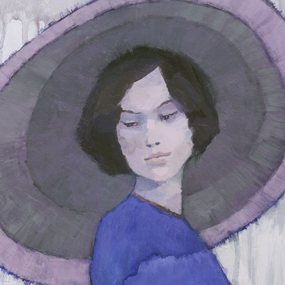 Original Japanese Painting, Female Figure Art - Etsy