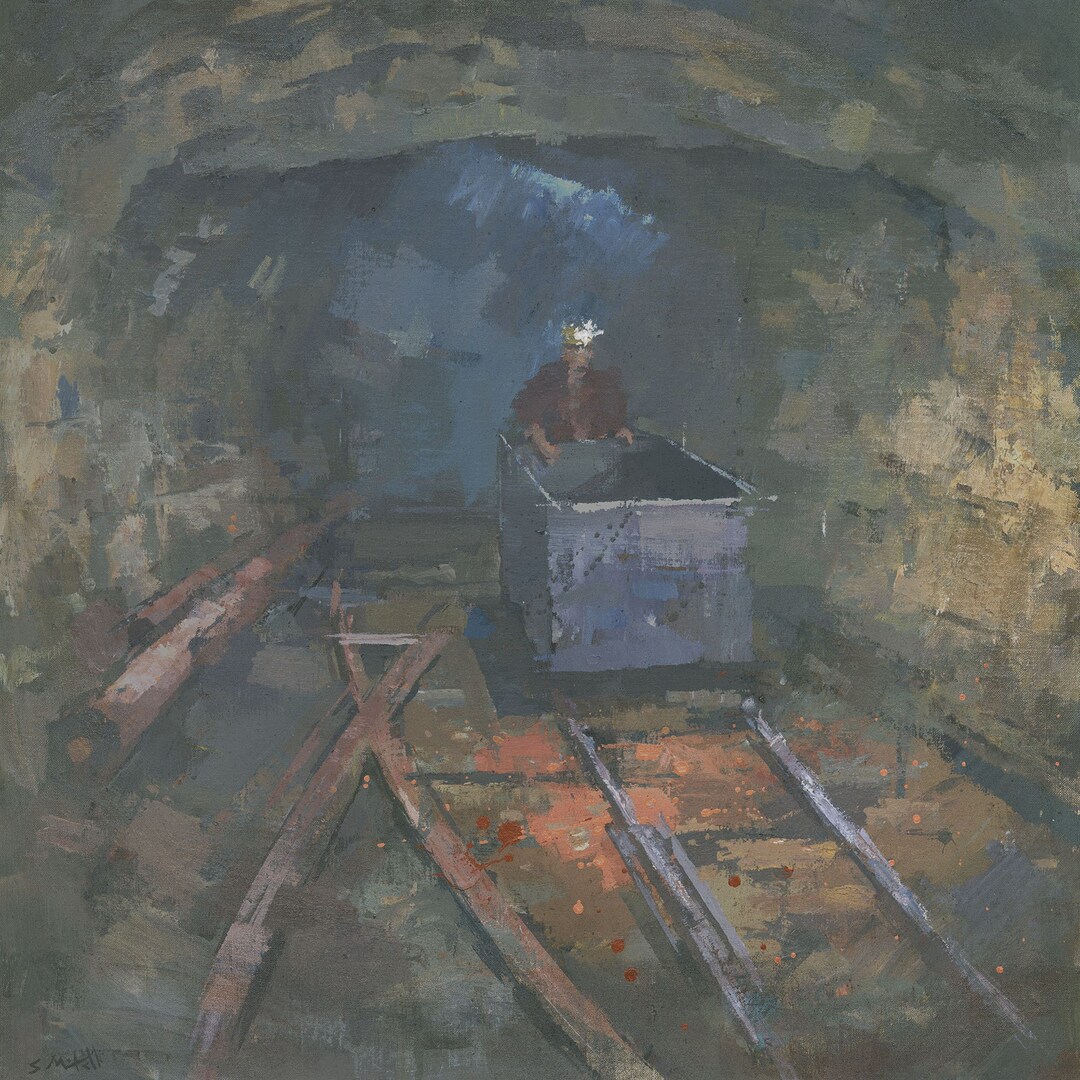 South Crofty Tin Mine Original Painting - Etsy