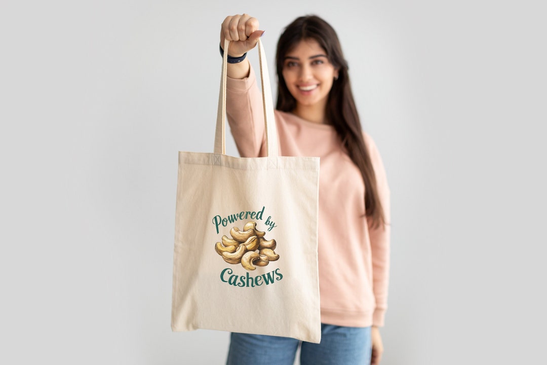 Cute Cashews Bag Farmers Market Tote Bag Grocery Bag Cottagecore ...