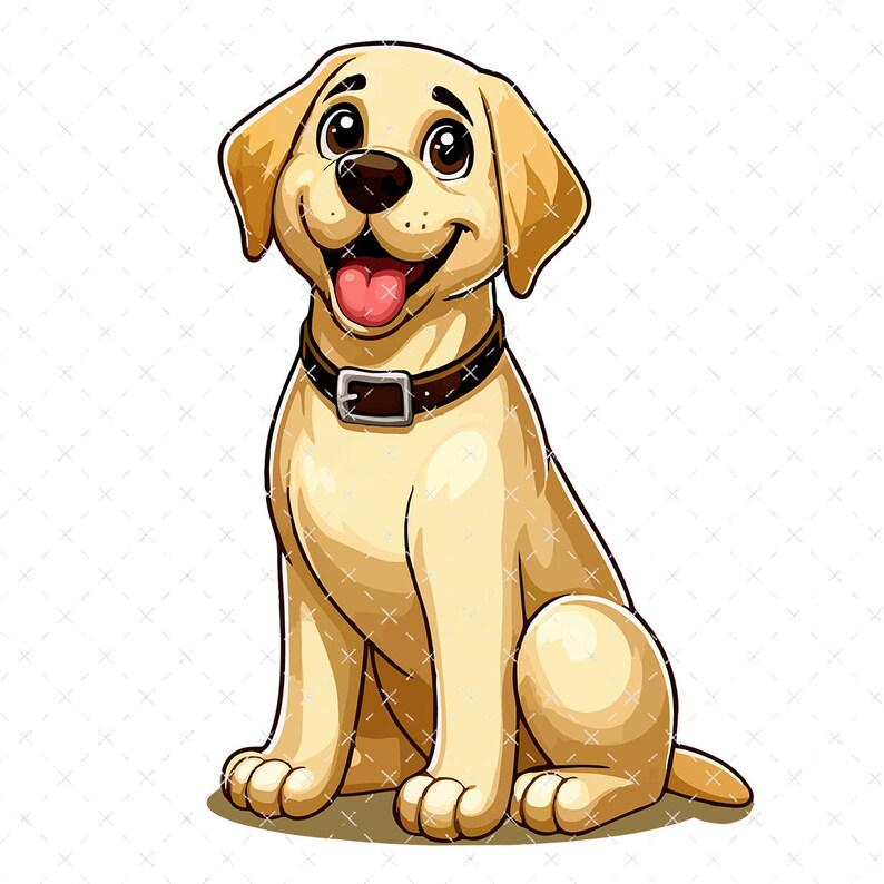 Labrador, Digital Clipart, Svg, Png, Dxf, Eps Files (set 10 Pcs.) - Etsy