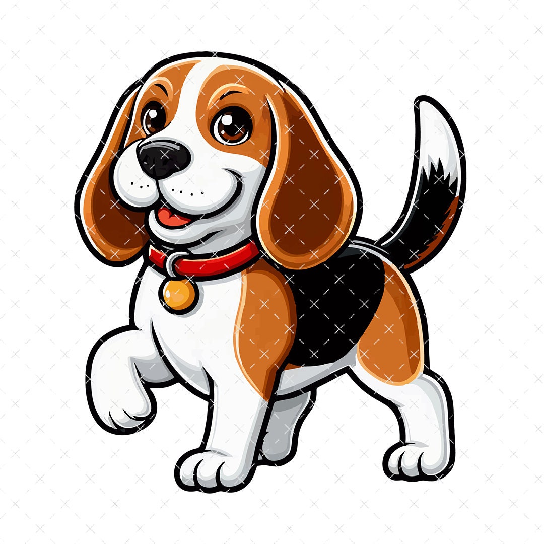 Beagle, Digital Clipart, Svg, Png, Dxf, Eps Files (set 10 Pcs.) - Etsy