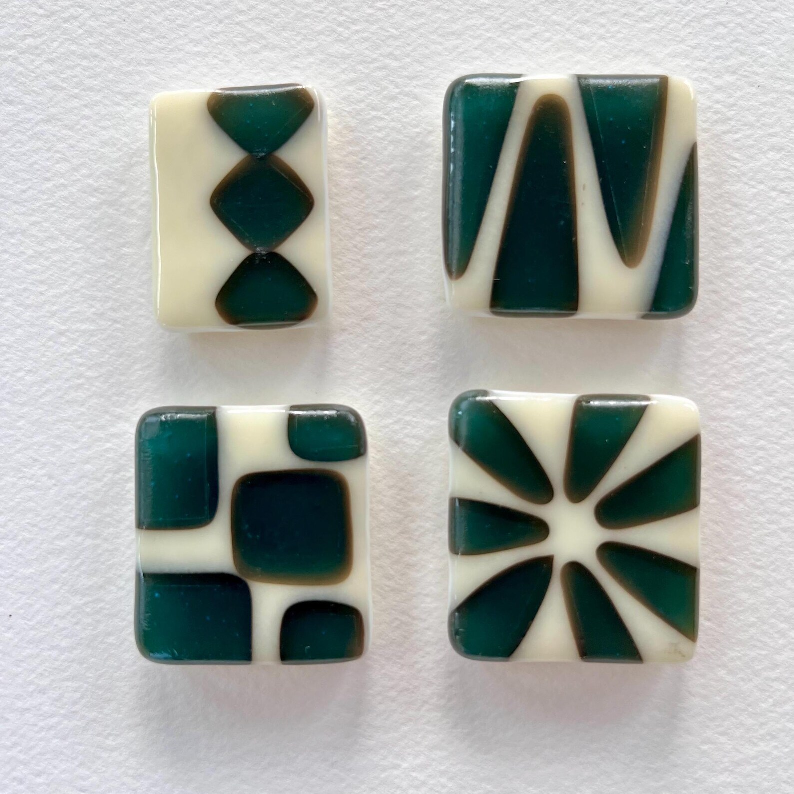 Fused Glass Magnets - Etsy