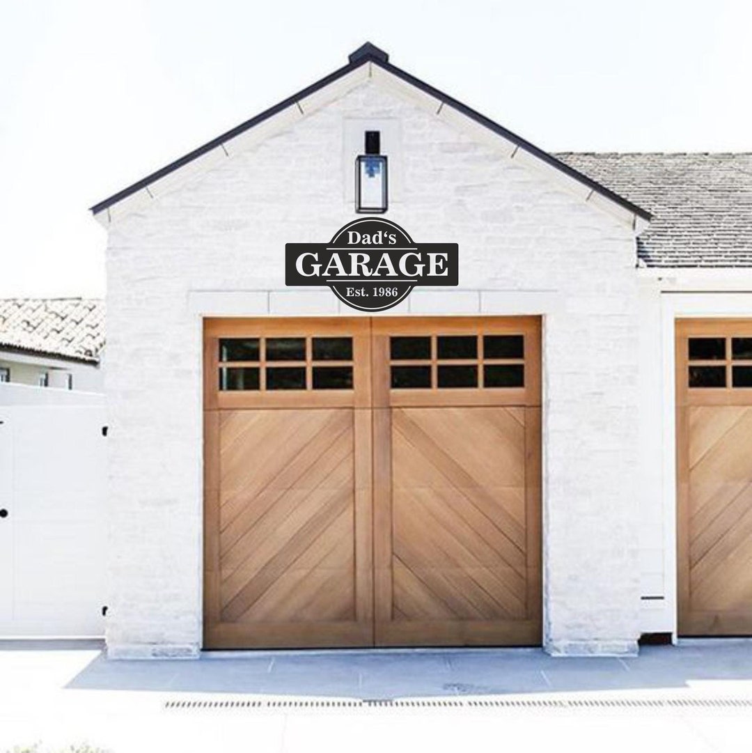 Personalized Garage Sign, Garage Decor, Custom Large Garage Sign, Metal ...