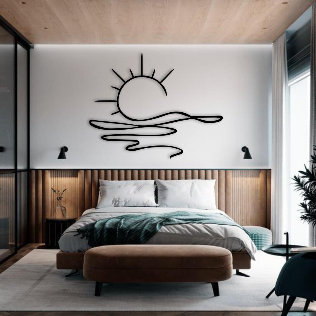 Sunshine Metal Sign, Sun Metal Wall Art, Sea Sparkle Metal Wall Decor ...