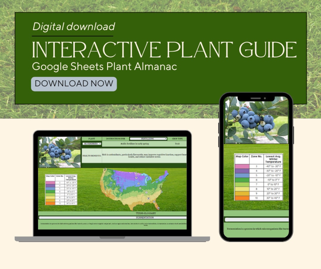 Interactive Digital Plant Almanac Your Ultimate Guide to Health ...