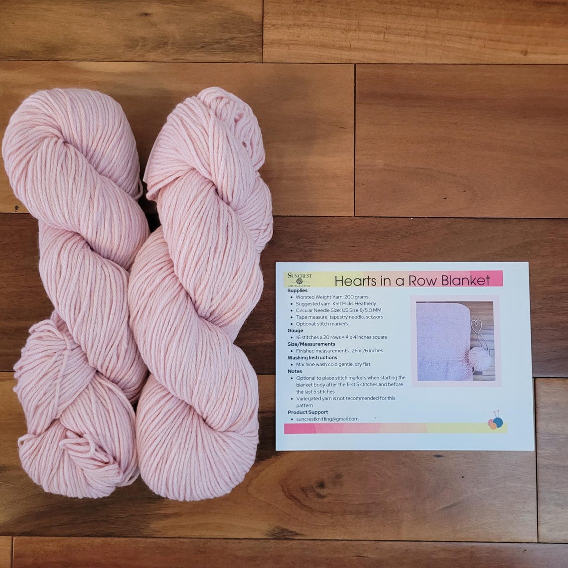 Beginner Knitting Kit: Baby Blanket Pattern & Yarn - Etsy