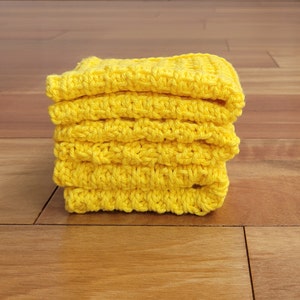 Easy Knit Washcloth Patterns: Set of Three (PDF Pattern) - Etsy