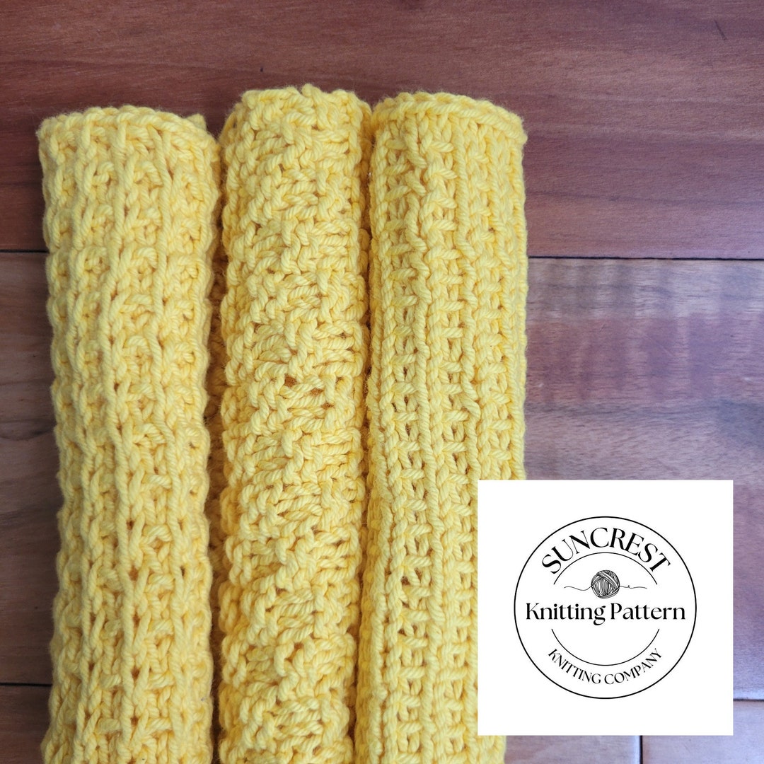 Easy Knitting Pattern, Washcloth Patterns, Beginner Friendly Knitting ...