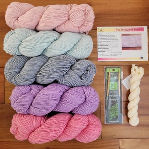 Baby Blanket Knitting Kit: Soft Yarn, Easy Knit Pattern - Etsy
