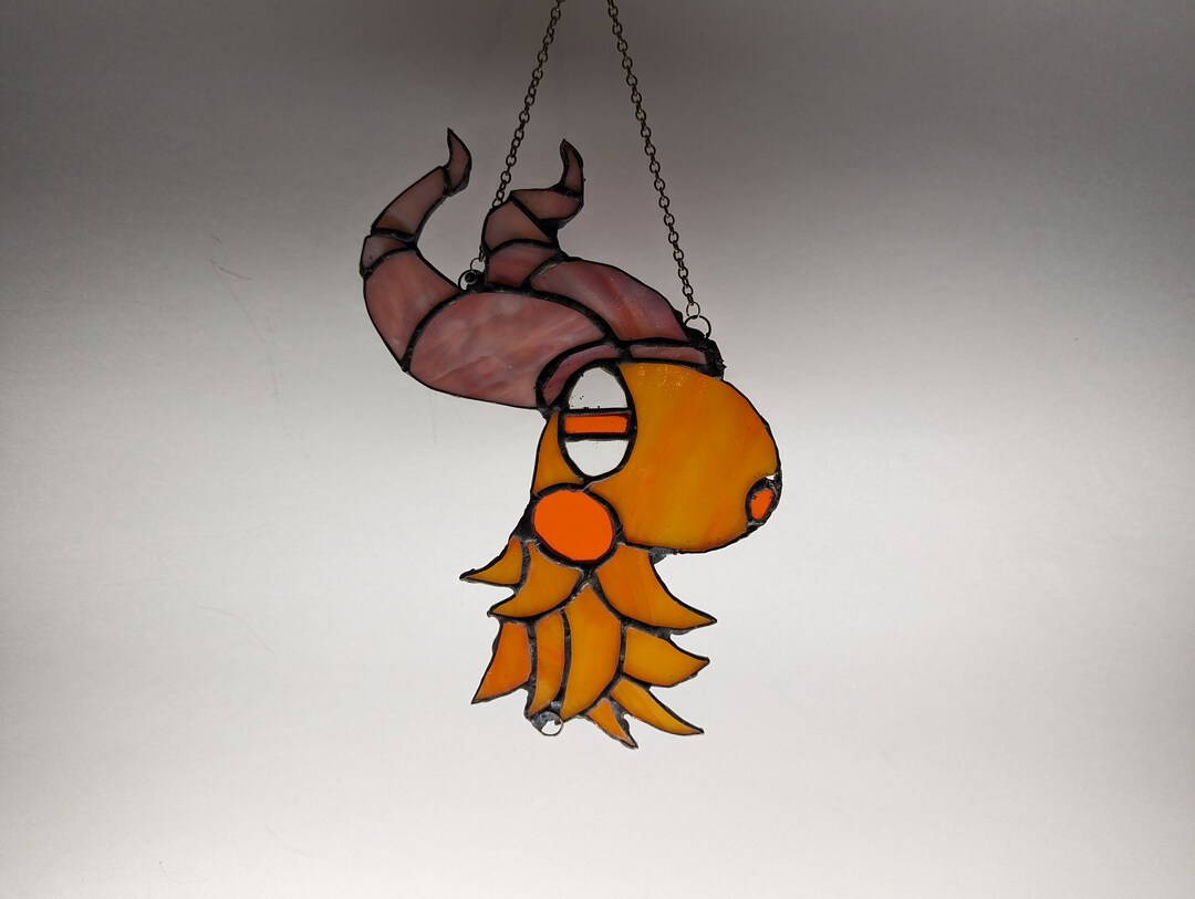 Stained Glass Goat - Etsy