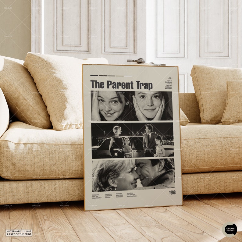 The Parent Trap, Retro Movie Poster, Midcentury Modern, Retro Tv Show ...