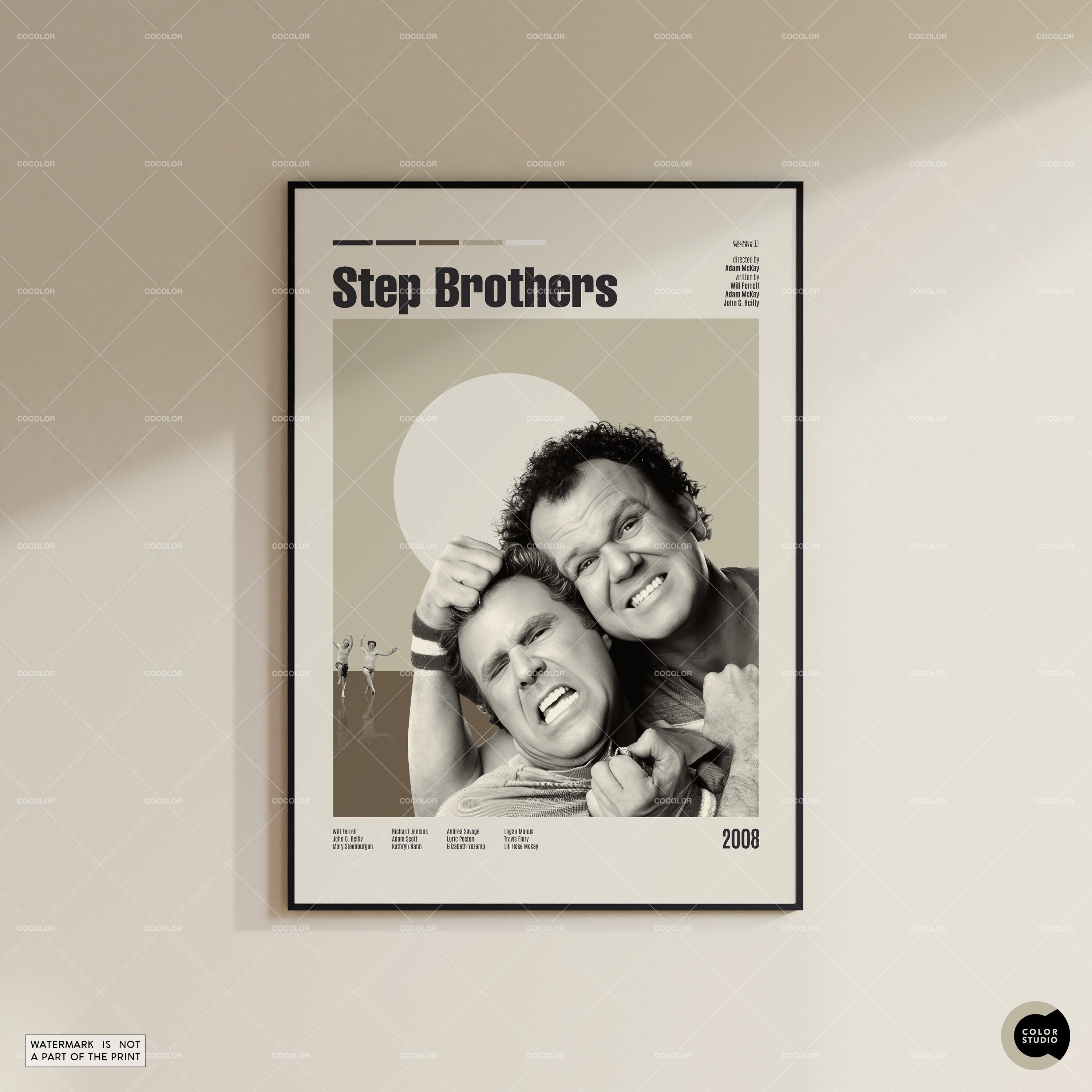 Step Brothers, Retro Movie Poster, Midcentury Modern, Retro Tv Show ...