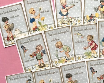 From the Library of Stickers - Etsy