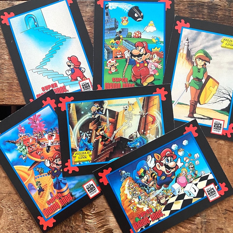 Super Mario Trading Cards - Etsy