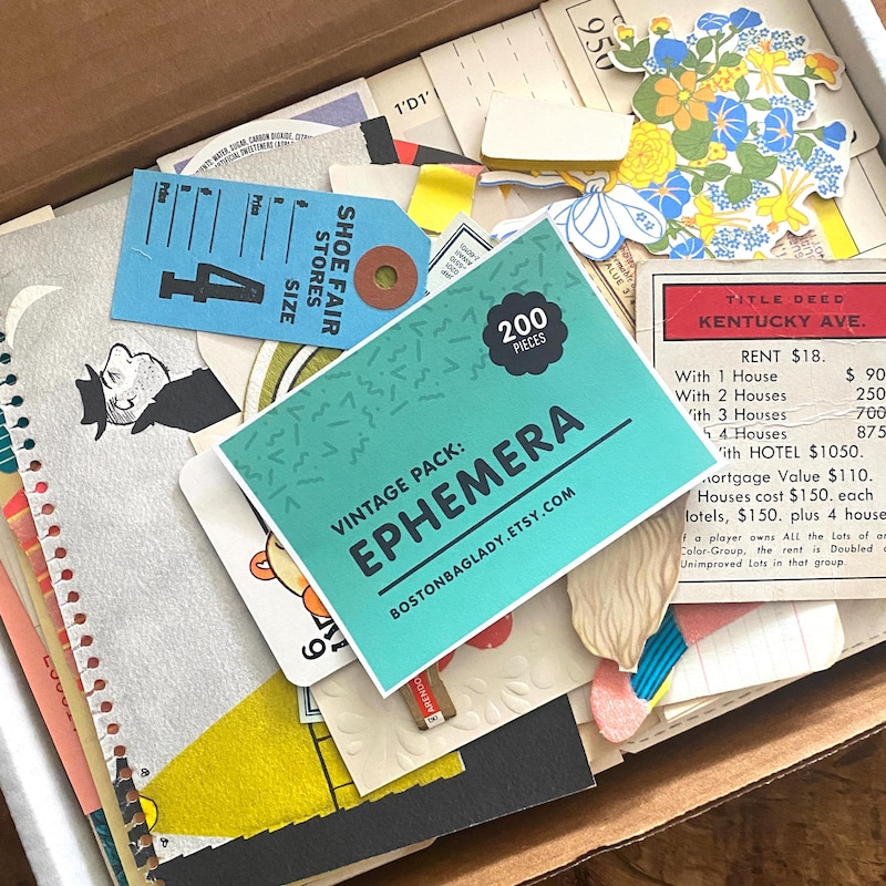 Paper Ephemera - Etsy