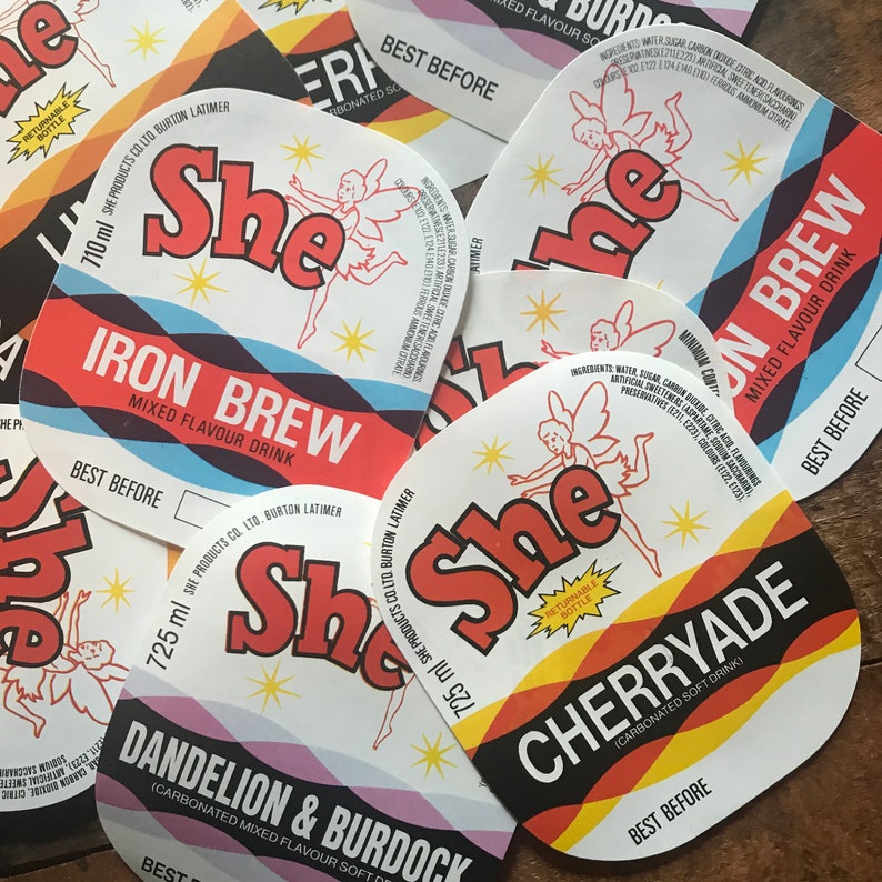 Vintage Soda Labels Set of 12 Vintage Labels NOS Labels - Etsy