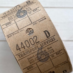Vintage British Bus Ticket Roll 1000 Tickets Vintage Tickets, Vintage ...