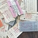 Vintage Bus Tickets - Set of 20 - Vintage Tickets, Vintage Ephemera ...
