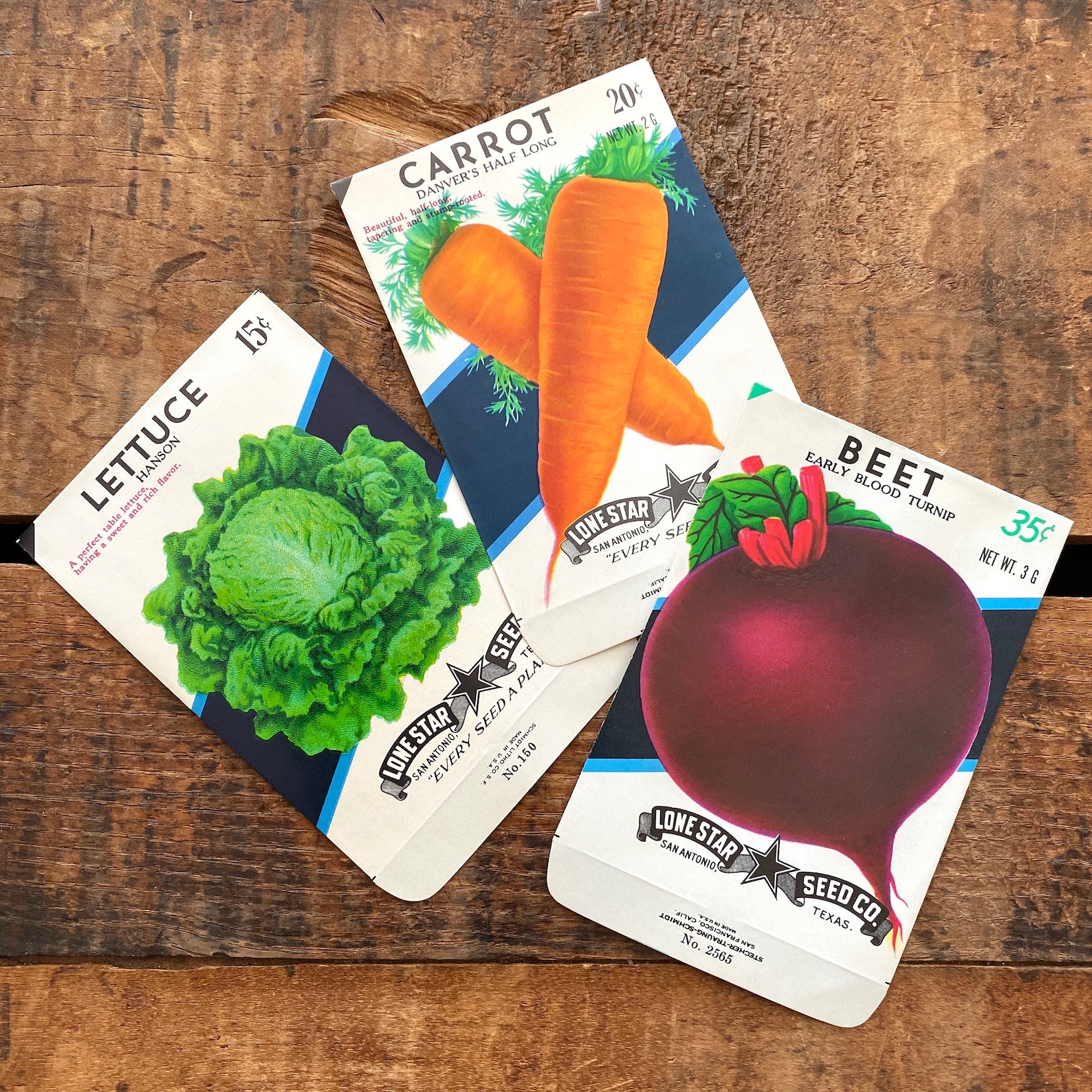 Vintage Vegetable Seed Packets EMPTY - Set of 13 - Vintage Ephemera ...