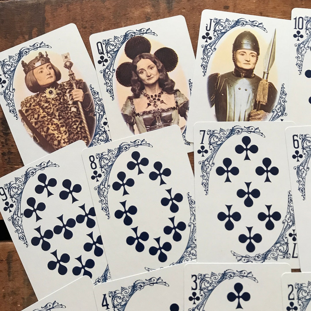 Vintage Playing Cards - Set of 13 - Vintage Cards, Vintage Paper ...