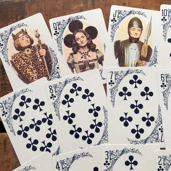 Vintage Playing Cards Set of 13 Vintage Cards Vintage | Etsy
