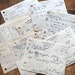 Vintage Handwritten Pharmacy Prescriptions 30s 40s 50s 60s - Set of 20 ...