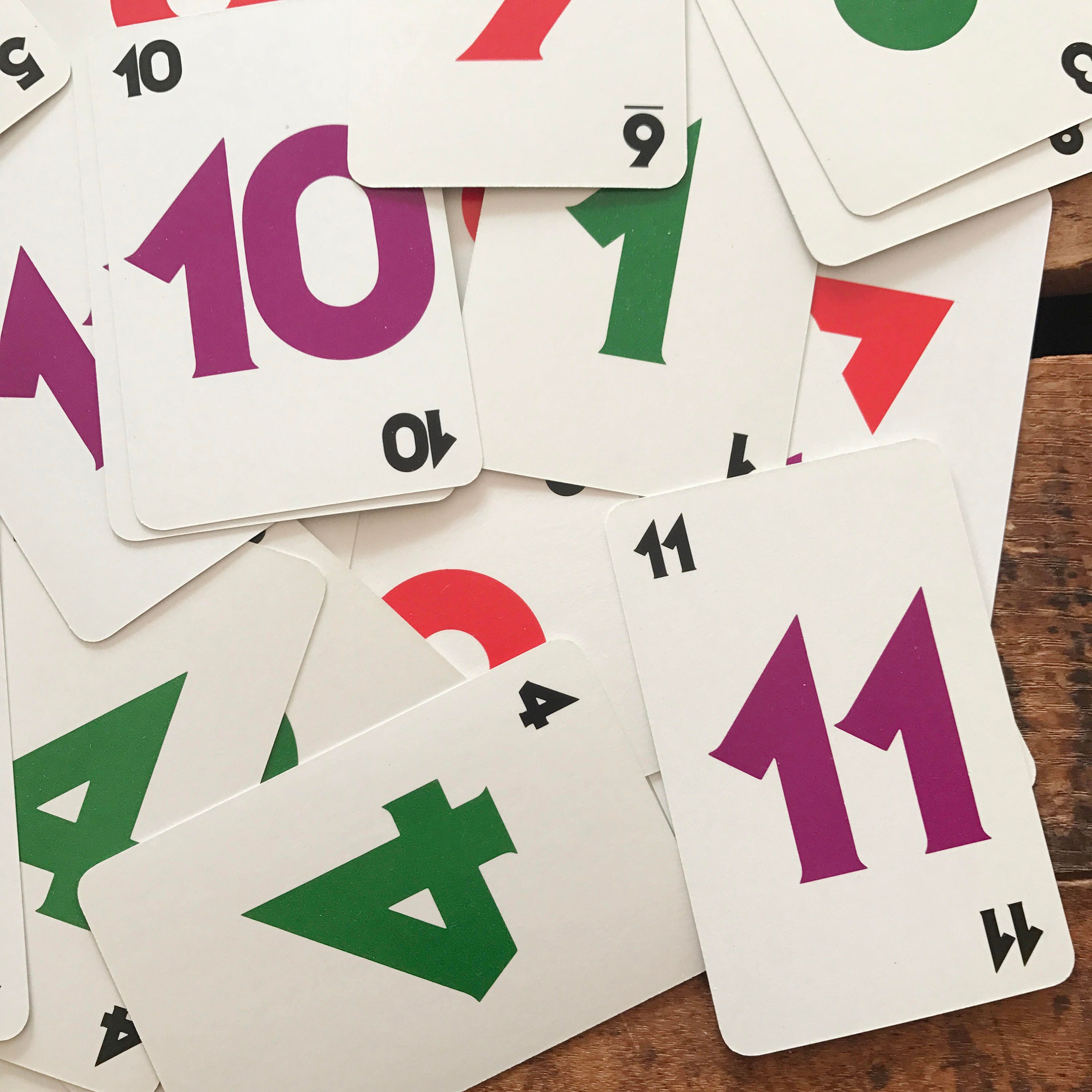 Vintage Number Cards Set of 12 Junk Journal Ephemera | Etsy