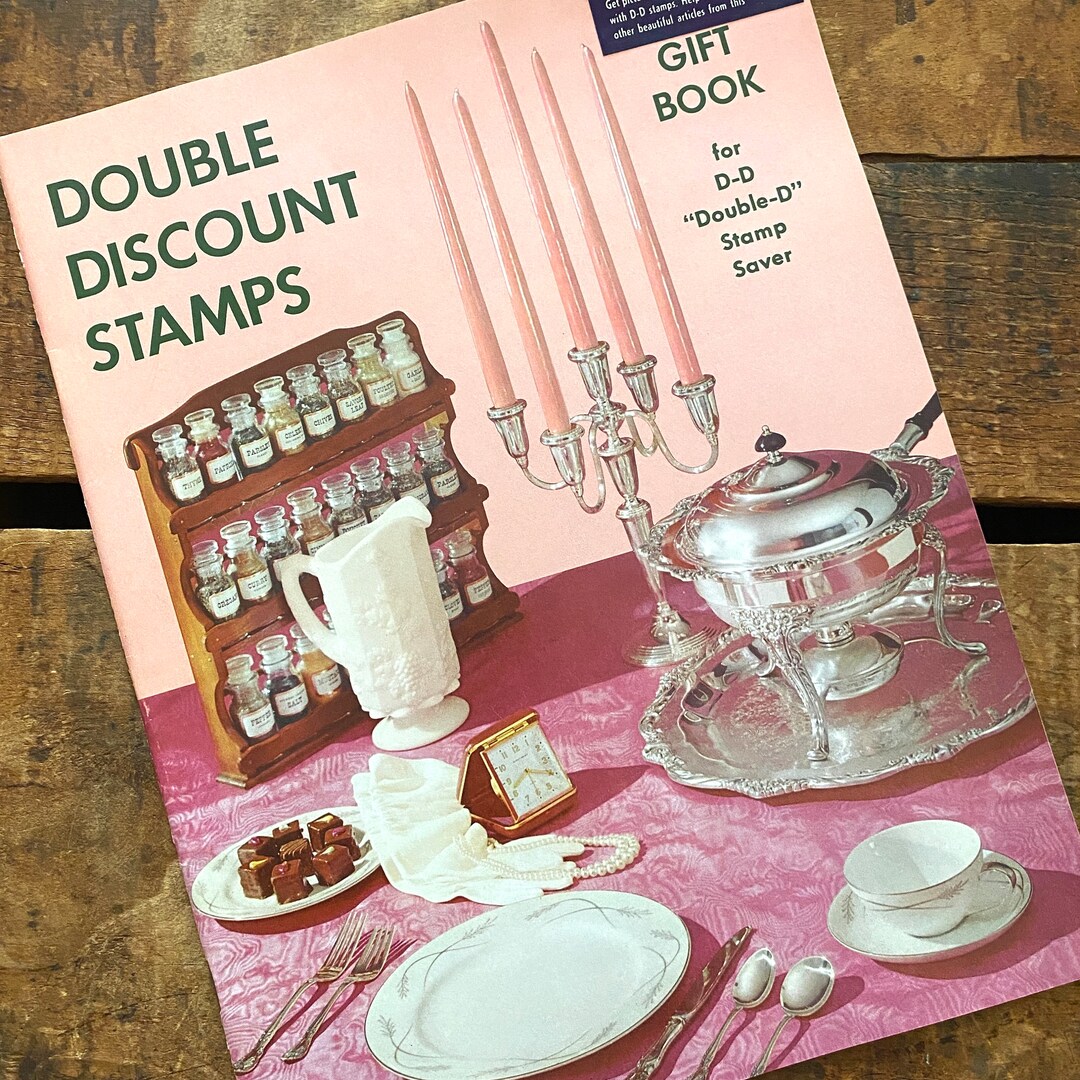 Vintage Double Discount Stamps Gift Book - Junk Journal, Paper Ephemera ...
