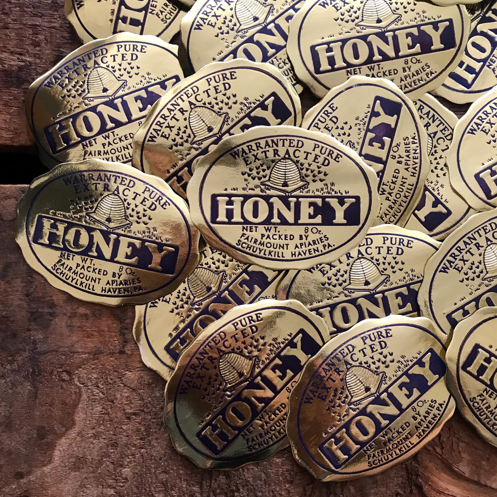 Vintage Honey Labels Set of 10 Vintage Labels NOS Labels | Etsy
