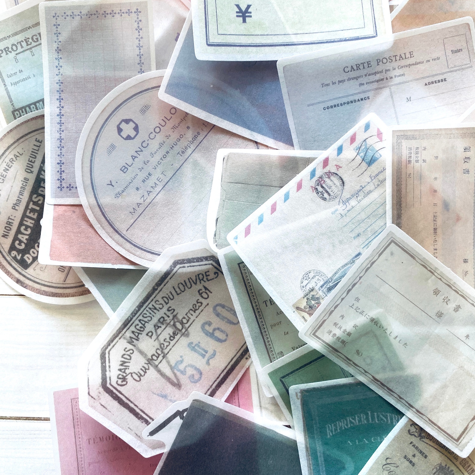 Label and Tag Stickers Set of 40 Label Ephemera Junk - Etsy