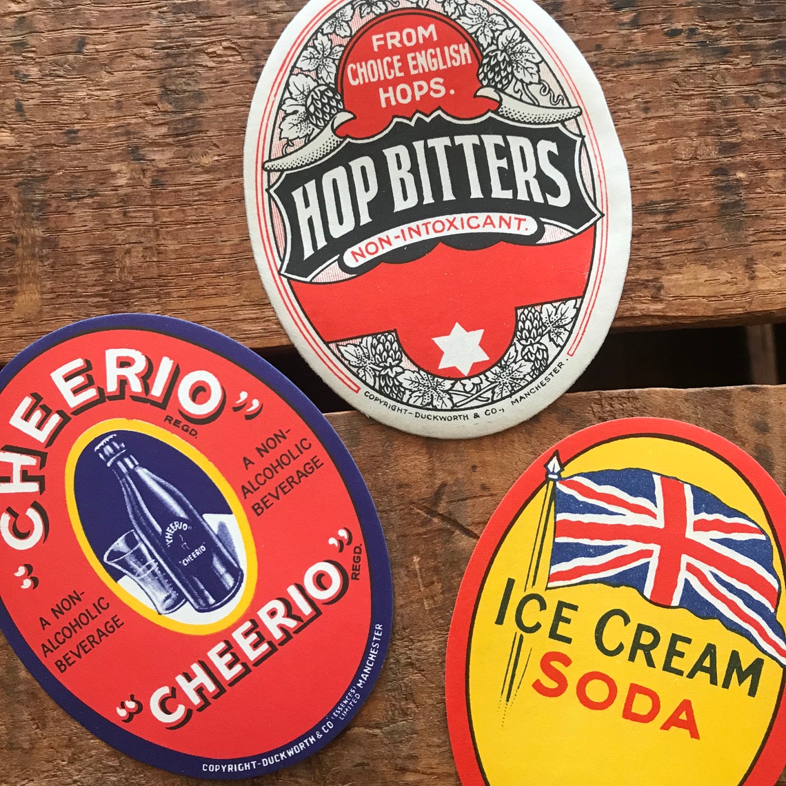 Vintage Labels Set of 6 Vintage Labels NOS Labels Junk | Etsy