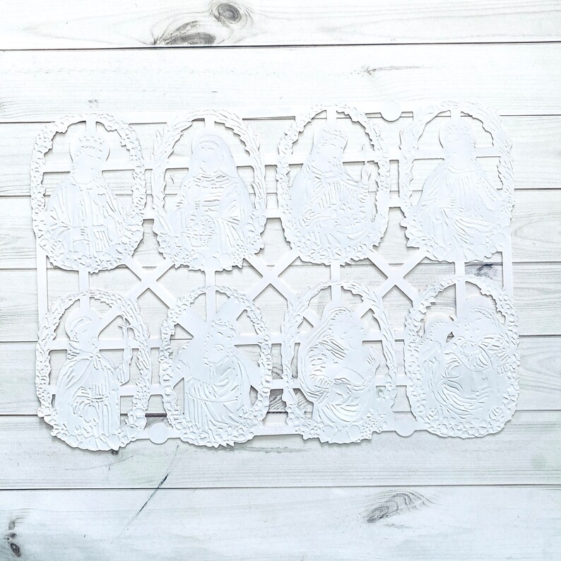 Vintage Style German Scrap Die Cuts: Jesus and Mary Religious Bible ...