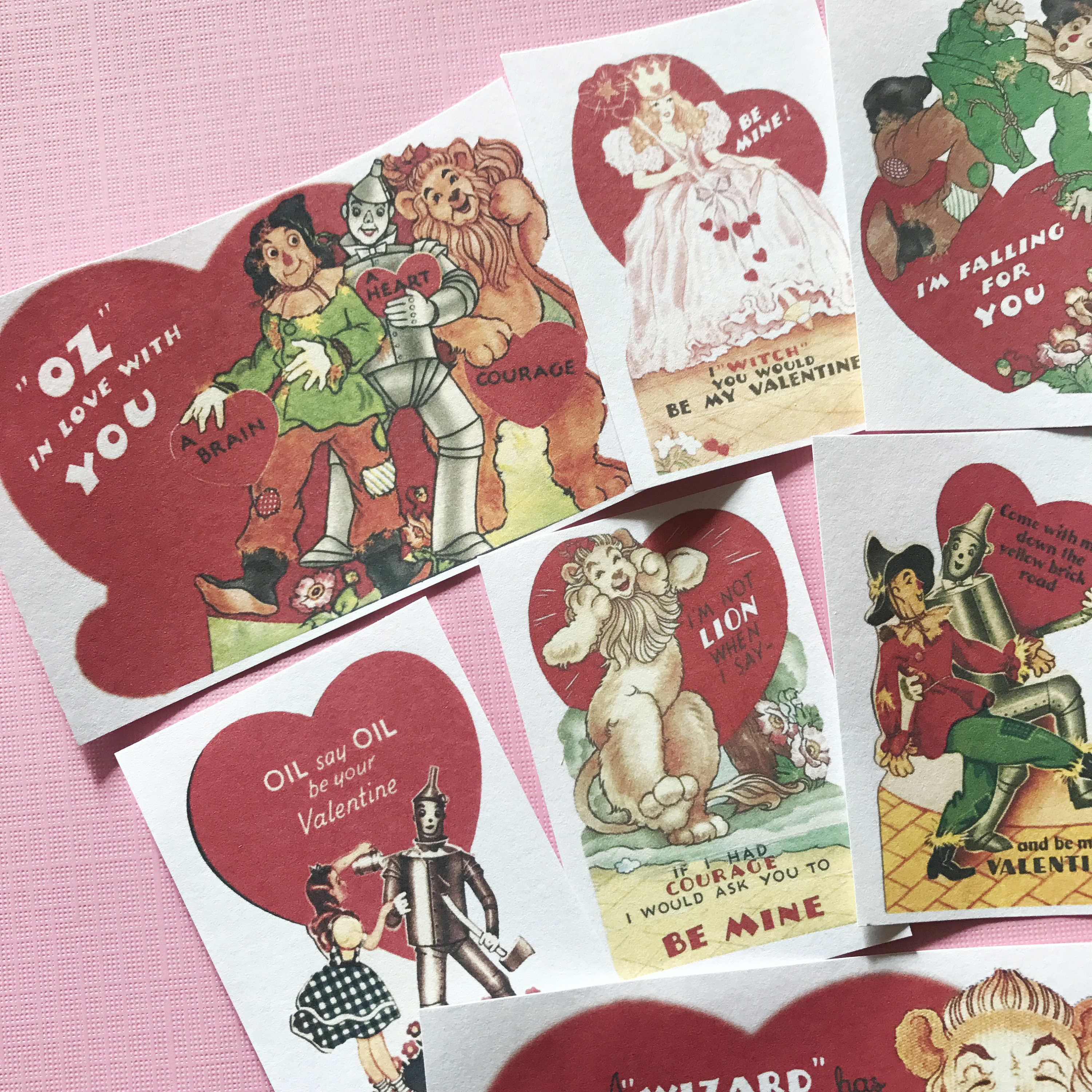 Wizard of Oz Stickers Set of 10 Handmade Stickers | Etsy