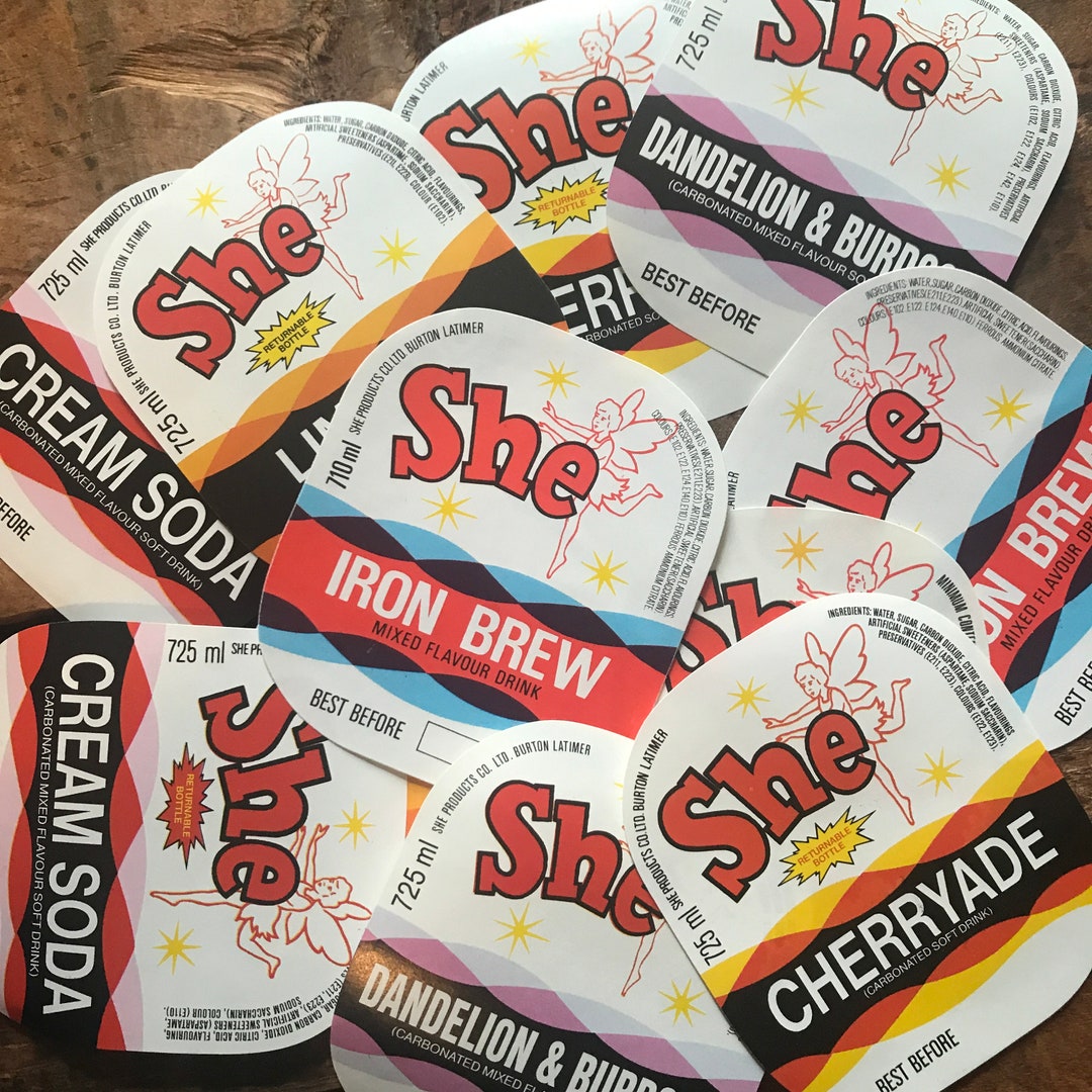 Vintage Soda Labels Set of 12 Vintage Labels NOS Labels - Etsy