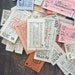 Vintage Bus Tickets - Set of 20 - Vintage Tickets, Vintage Ephemera ...