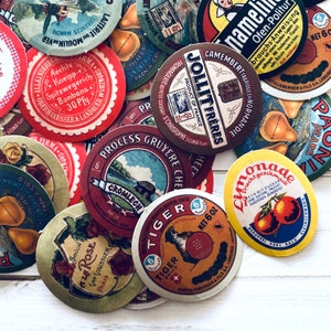 Food Stickers - Set of 39 - Food Labels, Junk Journal Paper Ephemera ...