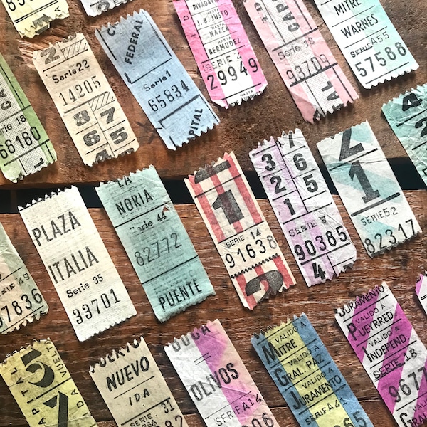 Old Tickets - Etsy