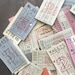 Vintage Bus Tickets - Set of 20 - Vintage Tickets, Vintage Ephemera ...