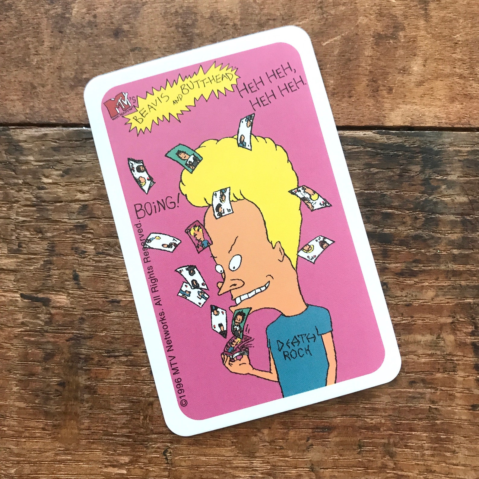 90s Playing Cards MTV Cards Beavis and Butthead Junk - Etsy