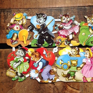 German Scraps - Cute Kittens, Cute Cats - Die Cuts, Cut Outs ...