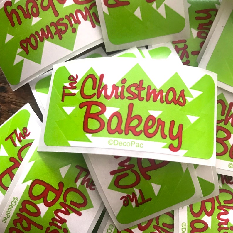 Christmas Labels Set of 25 Scrapbooking Labels Bakery | Etsy