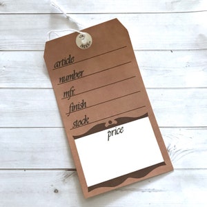 Vintage Paper Tags - Set of 10 - Vintage Paper Ephemera, Junk Journal ...