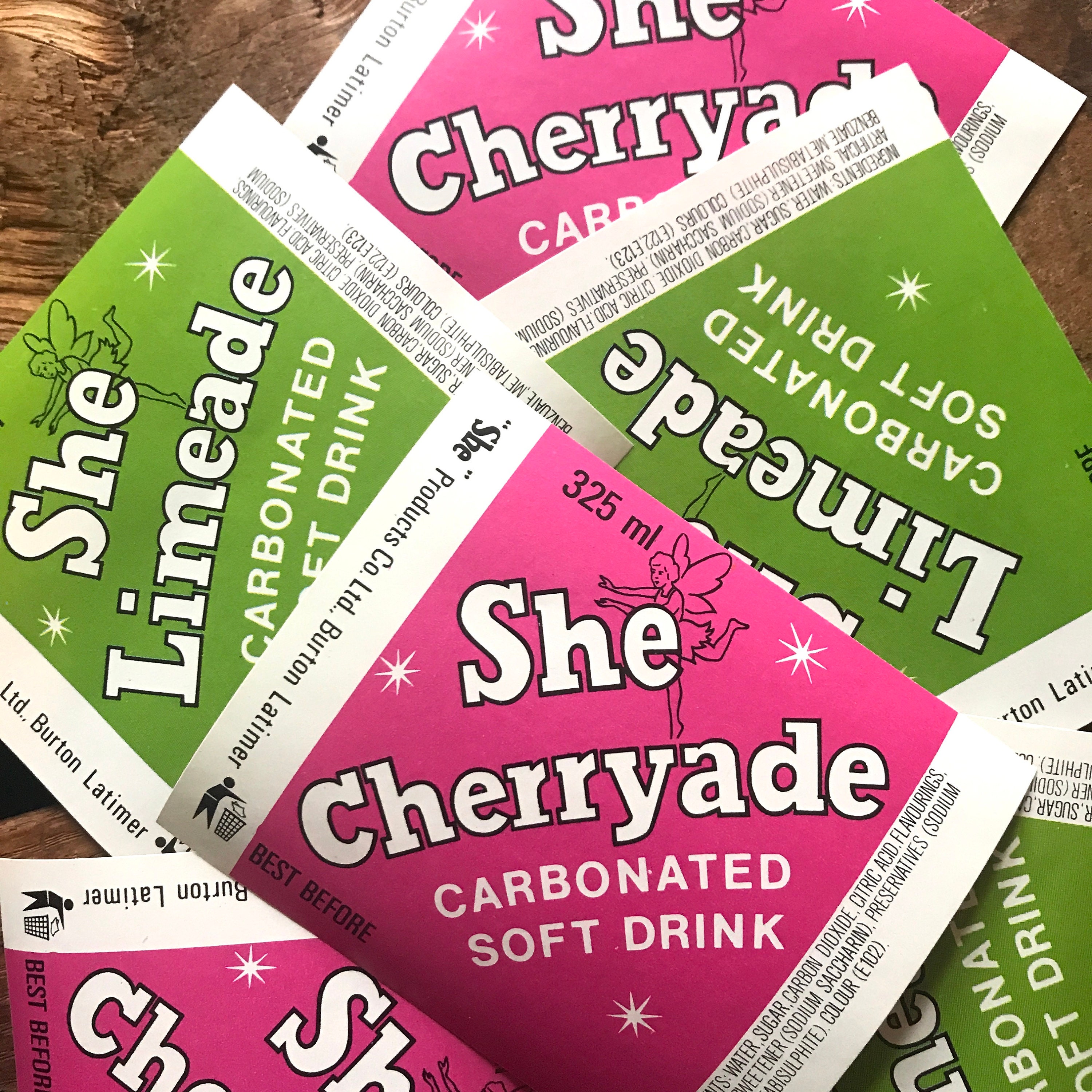 Vintage Soda Labels Set of 6 Vintage Labels NOS Labels | Etsy