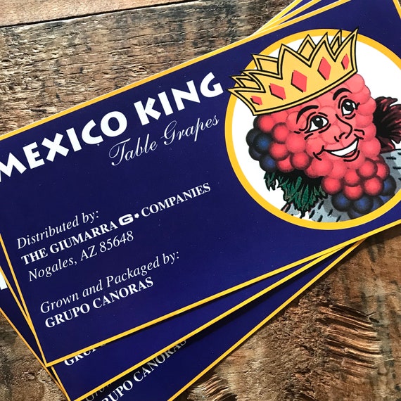 Vintage Grapes Labels Set of 5 Vintage Labels NOS Labels | Etsy