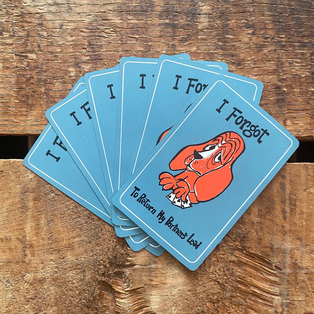 Dog Playing Cards - Set of 6 - Vintage Cards, Vintage Children Cards ...